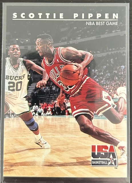 1992-93 SKYBOX USA Basketball Scottie Pippen #67 NBA Best Game Chicago ...
