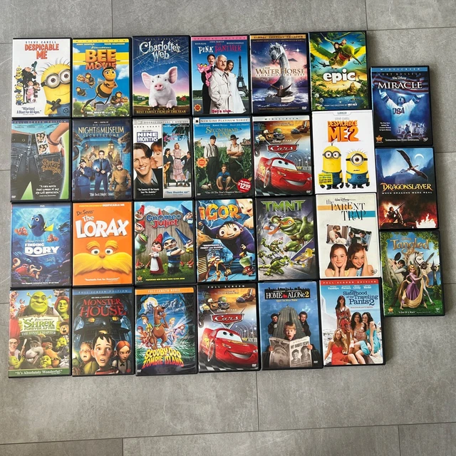 LARGE SELECTION (27) DVD Assorted Children’s/Family Movie Lot! (The ...