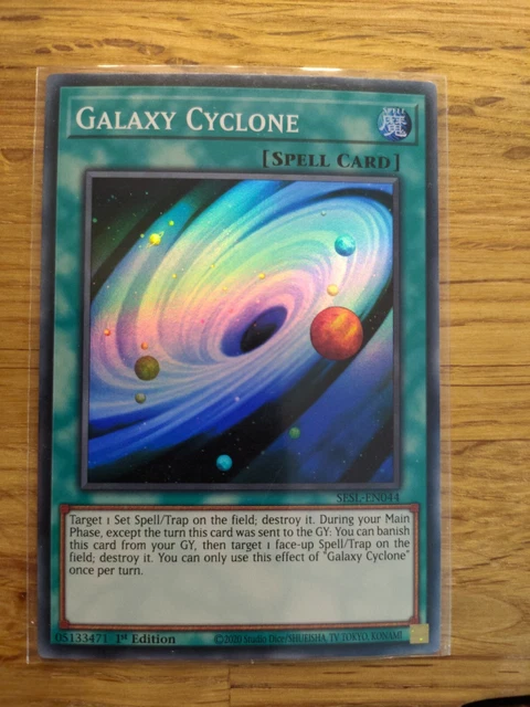 YUGIOH GALAXY CYCLONE - Super Rare - SESL-EN044 - 1st Edition - NM EUR ...