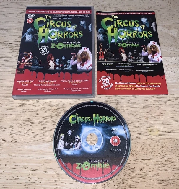 THE CIRCUS OF Horrors The Night of the Zombie DVD £19.99 - PicClick UK