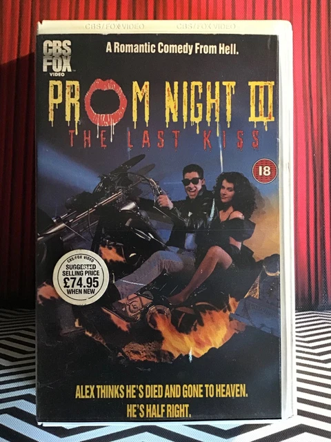 PROM NIGHT III: THE LAST KISS *Rare* VHS. Ex-Rental. BIG BOX. Horror ...