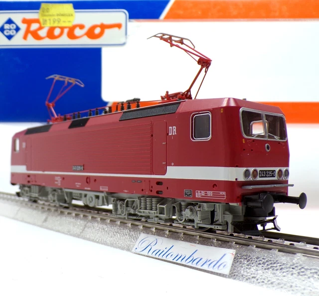 ROCO FOLLE NON MOTORIZZATA LOCOMOTIVA ELETTRICA BR 243 225-0 DR art ...