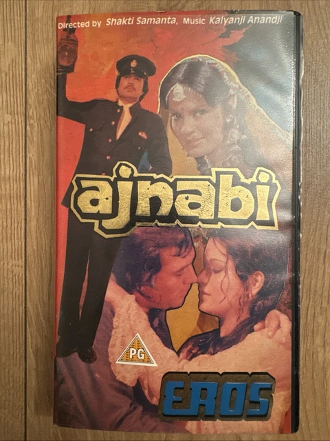 AJNABI BOLLYWOOD VHS Video, Rajesh Khanna £29.99 - PicClick UK
