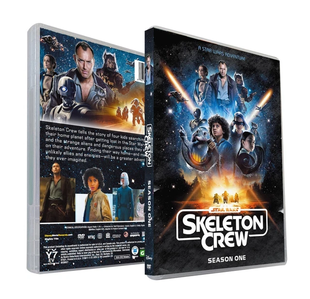 STAR WARS: SKELETON Crew (2024) Season 1 English TV Series 2-Disc-DVDS ...