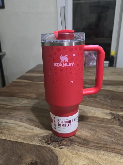 STANLEY 40OZ RUBY Hearts Tumbler Valentine's Day 2025 Target Exclusive ...