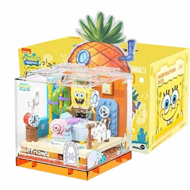 NEW SPONGEBOB SQUAREPANTS Building Blocks Patrick Star Krusty Krab ...
