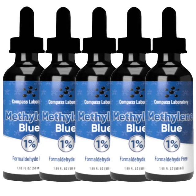 METHYLENE BLUE BRAIN Health Dietary Supplement for Humans, 1% 50ml ...