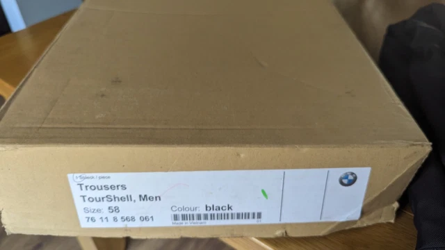 BMW MOTORRAD TOURSHELL Motorcycle Trousers size 58 waist 42 £195.00 ...