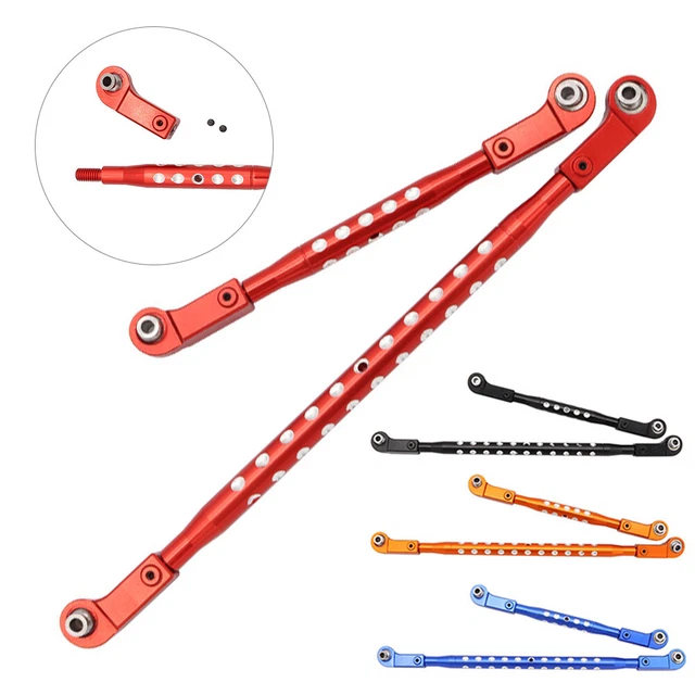 ADJUSTABLE SERVO STEERING Linkage Tie Rod Suit For 1/6 Scale RC AXIAL ...