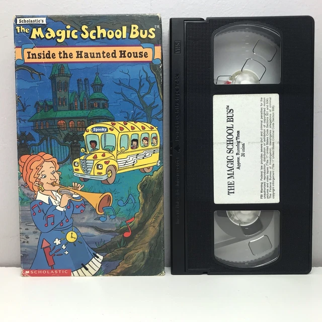 MAGIC SCHOOL BUS Inside Haunted House VHS Video Tape BUY 2 GET 1 FREE ...