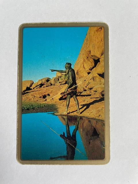 AUSTRALIAN ABORIGINAL HUNTER Man Hunting Outback Retro Photo 1 Swap ...
