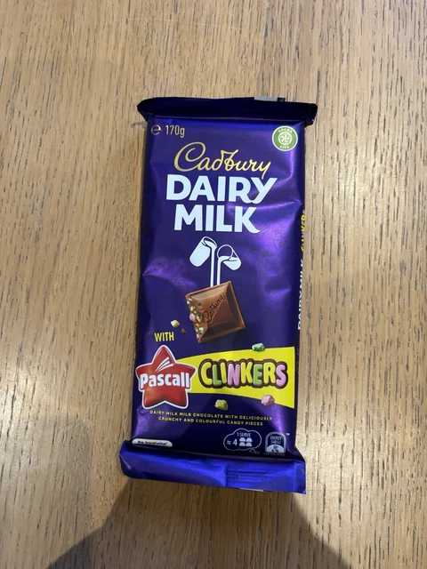 VIRAL CADBURY DAIRY Milk Chocolate Block with Pascall Clinkers 170g £5. ...