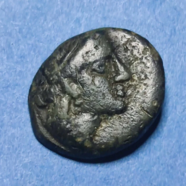 RARE GREEK GOD Of Derzelas Reclining On Plinth Odessos Of Thrace 281 ...