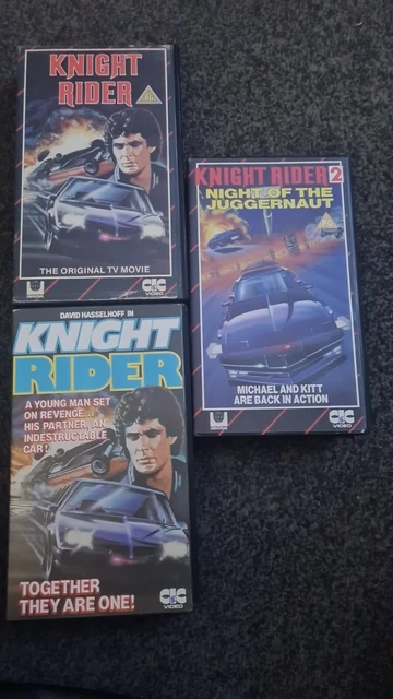 VERY RARE KNIGHT Rider VHS tapes x3 £31.92 - PicClick UK
