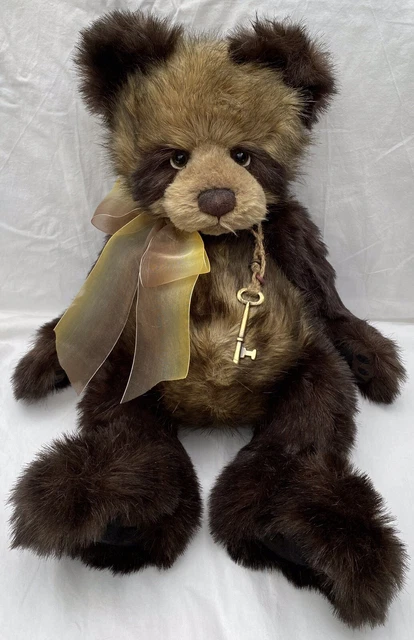 CHARLIE BEARS GRIZZLY Caleb 20” Fluffy Fully Jointed Collectors Bear £ ...