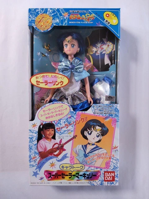 FIGURINE DE POUPÉE Sailor Moon Chara Talk Mercury Vintage BANDAI EUR ...