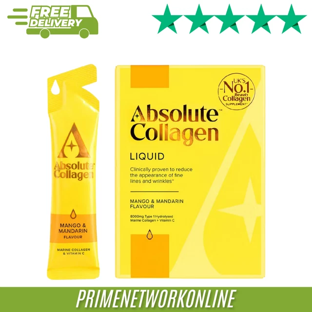 ABSOLUTE COLLAGEN MARINE Collagen (10 x 10ml Sachets) 100% ORIGINAL ⭐⭐⭐ ...