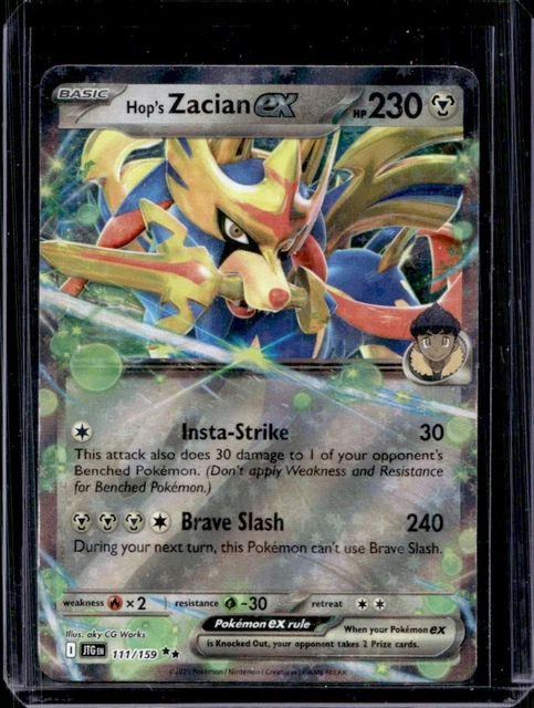 2025 POKEMON SV Journey Together Hop's Zacian ex Double Rare #111/159 $1.54 - PicClick AU