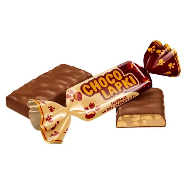 ROSHEN CHOCO LAPKI Caramel candy Ukrainian Sweets 500g £4.89 - PicClick UK