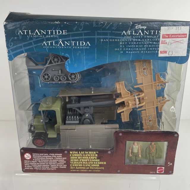 DISNEY'S ATLANTIS - The Lost Empire Wing Launcher Set NEW WITH BOX ...