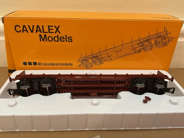CMBBA910202 CAVALEX OO Gauge BBA Steel Carrier Wagon 910202 (Pre-Owned ...