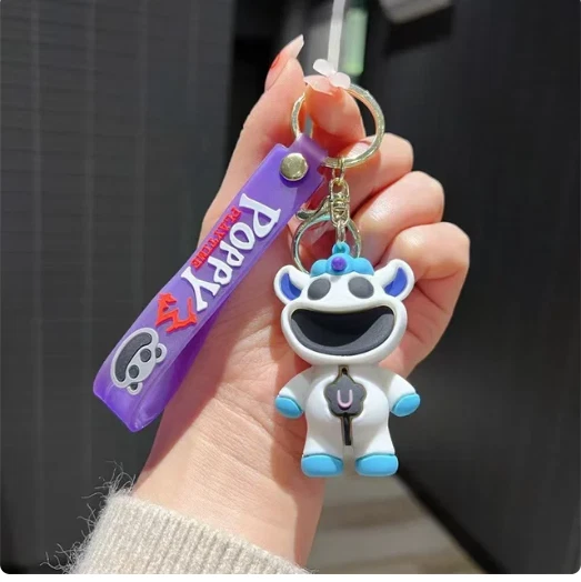 SMILING CRITTERS KEYCHAIN Cartoon Hopscotch Catnap Bearhug Key Chain ...