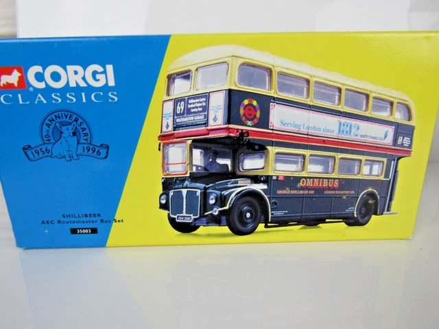 CORGI CLASSICS DOUBLE Decker Bus Shillibeer AEC Routemaster Code 35003 ...