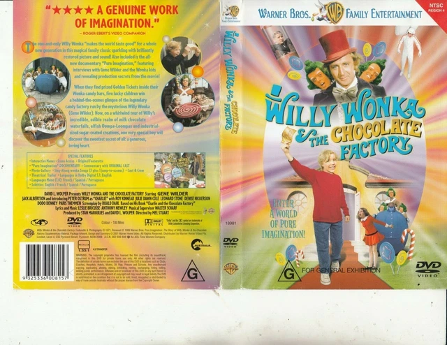 WILLY WONKA AND The Chocolate Factory-1971-Gene Wilder-Movie-DVD $19.95 ...