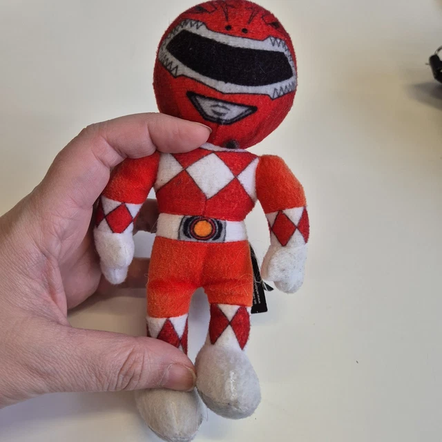 MIGHTY MORPHIN POWER Ranger Plush Soft Toy Red Small Vintage £12.99 ...