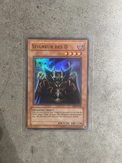 CARTE CARD YU-GI-OH Konami 1996 Edition Seigneur Holo DDK-F038 Tres Bon Etat Fr EUR 3,50 ...