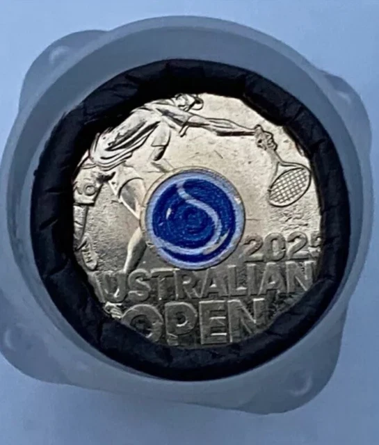 2025 MEN’S AUSTRALIAN Open $2 Coin Roll Cotton And Co Uncirculated $115 ...