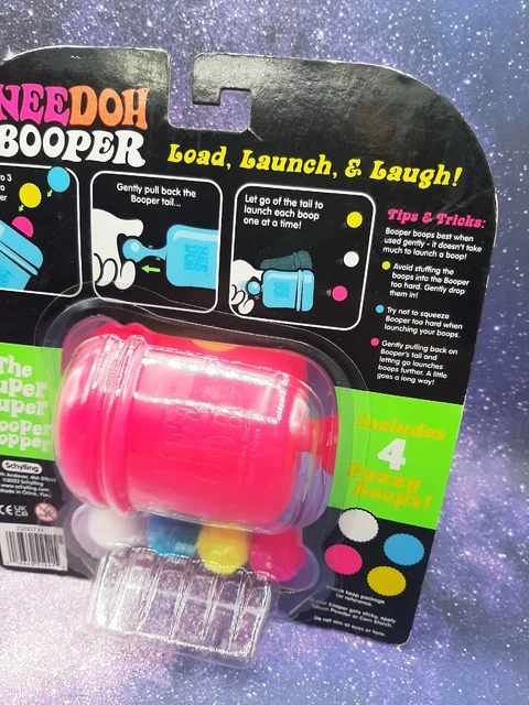 SCHYLLING NEEDOH BOOPER - Squeezy Launcher Flying Toy with 4 Fuzzy Boop ...
