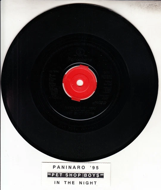 PET SHOP BOYS Paninaro '95 7" 45 rpm vinyl record RARE! + juke box ...