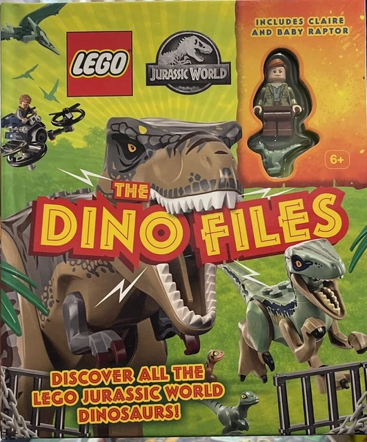 LEGO JURASSIC WORLD The Dino Files: with Claire And Baby Raptor Figures ...
