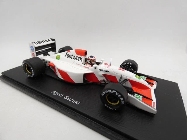 FOOTWORK FA13 AGURI Suzuki #10 Japanese Gp 1992 FS04 Spark 1/43 F1 ...