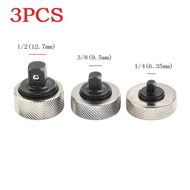 COMPLETE REVERSIBLE PALM Finger Ratchet Socket Wrench 3 Sizes Steel ...