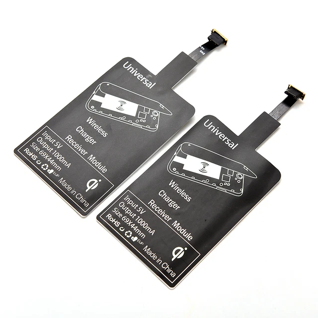 QI WIRELESS CHARGING Charger Receiver Module f/ Mini-USB Mobile Phone Y ...
