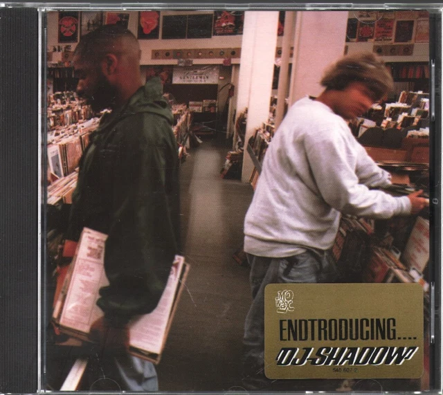 DJ SHADOW ENDTRODUCING..... CD 13 track (5408072) EUROPE MO WAX 1997 ...