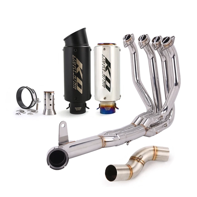 FOR KAWASAKI Z900 Z900SE 2020-2025 Full Exhaust Front Pipe Link Muffler ...
