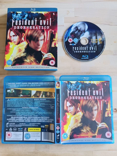 RESIDENT EVIL DEGENERATION Blu-Ray Region A,B,C Leon S Kennedy Claire ...
