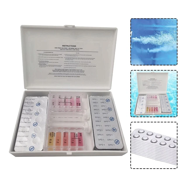 KIT COMPLET DE test d'eau de piscine avec plages idéales pour une ...
