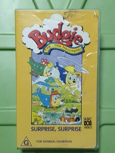 BUDGIE THE LITTLE Helicopter Surprise Surprise Vhs Abc Kids 1996 Rare ...