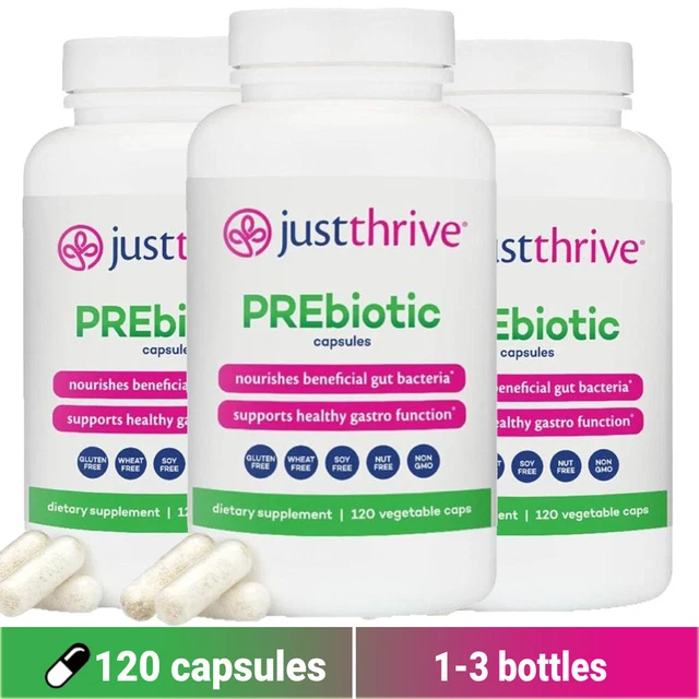 JUSTTHRIVE PROBIOTIC DIETARY Supplement 120 Capsules £9.04 - PicClick UK