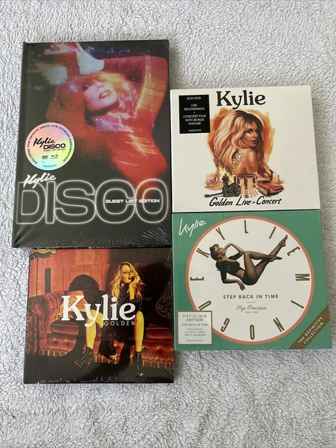 KYLIE MINOGUE GOLDEN/POP/GOLDEN Live/Guest List EDT 4x Job Lot CD - DVD ...