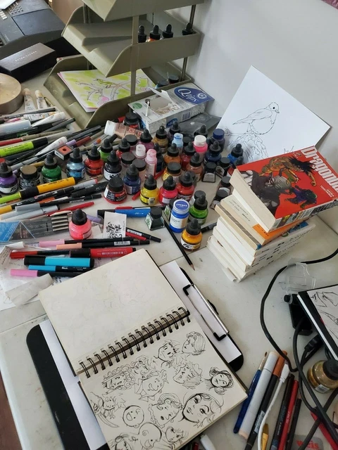 JESSICA RABBIT INK Pencil Comic Art Drawing Sketch Illustration Sign ...