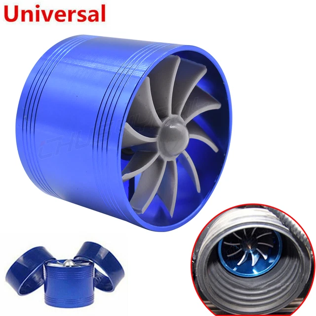 CAR SUPERCHARGER TURBINE Turbo Charger Air Filter Intake Fan Fuel Gas ...