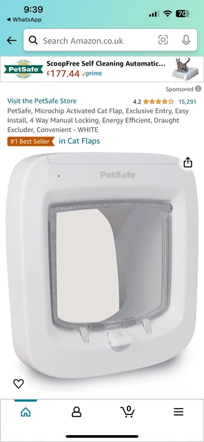 PETSAFE MICROCHIP CAT Flap - Easy Program - With Installation Adaptor £ ...
