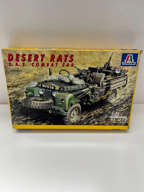 DESERT RATS S.A.S. Combat Car Special Forces Land Rover Italeri | Nr ...