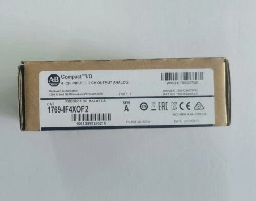 SURPLUS ALLEN BRADLEY 1769-IF4XOF2 /A CompactLogix High Speed Analog ...