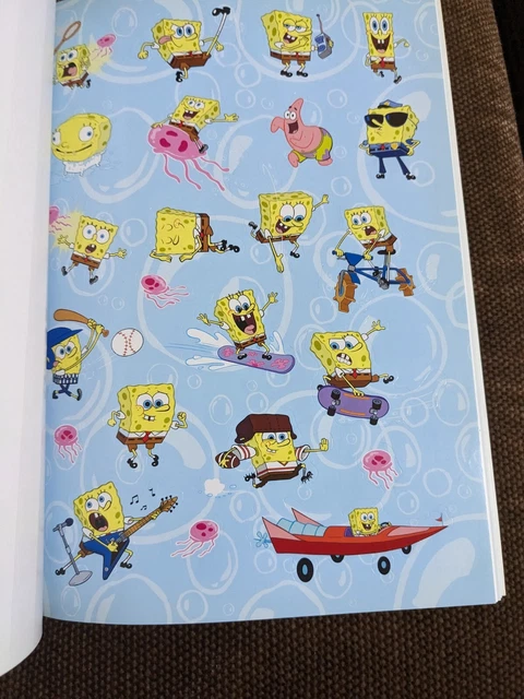 NICKELODEON SPONGEBOB SQUAREPANTS Think happy! Activity Book With 1000 ...